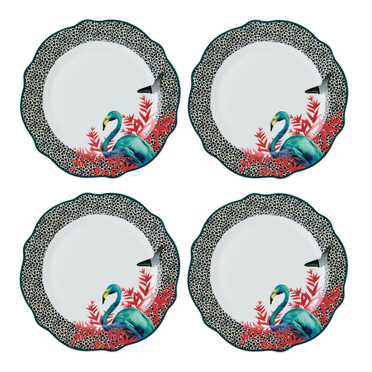MIKASA&SARAH ARNETT LUNCH PLATES 27CM, SET OF 4, PORCELAIN – RITO